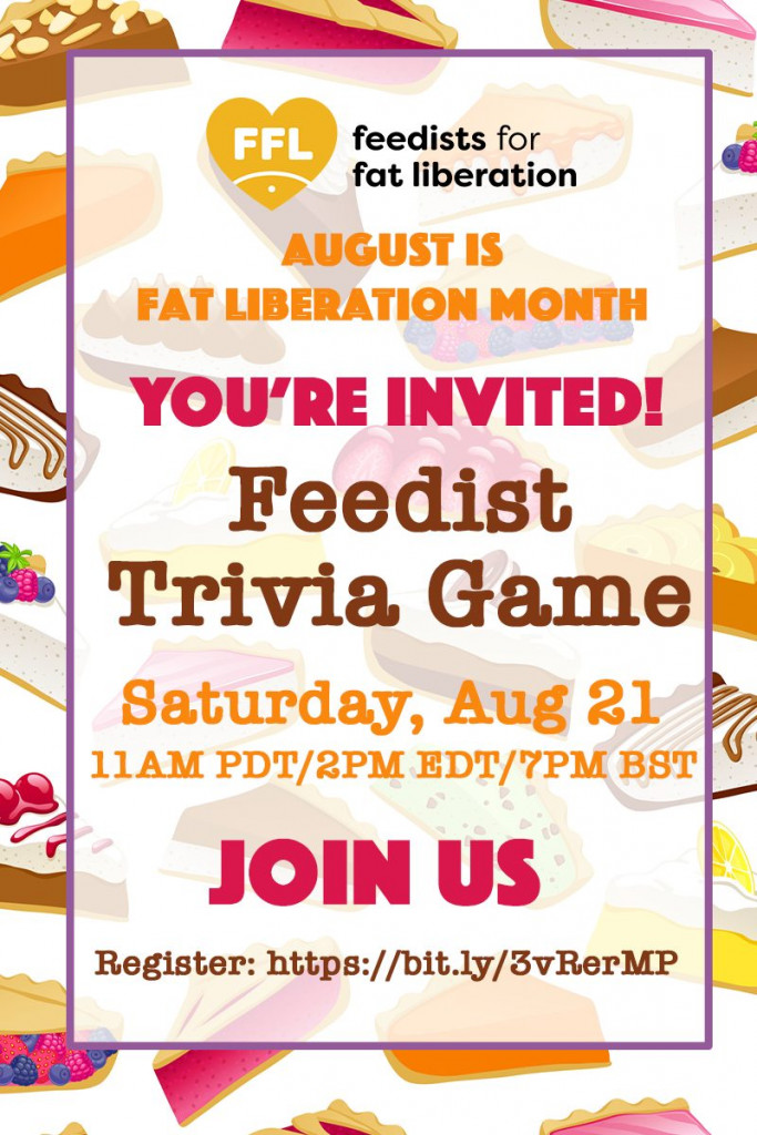Upcoming Events – Feedists for Fat Liberation